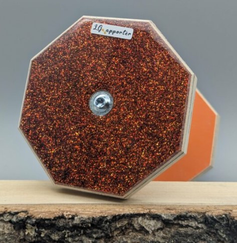 LG Glitter Apport - Lydighedsapport - Hundesport. Mange farver. - Unik Hund